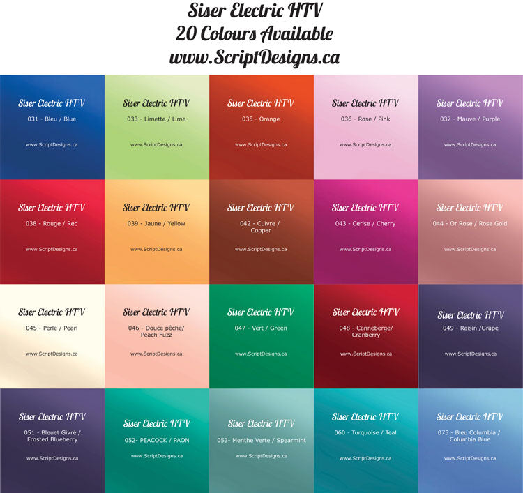 EL 075 Columbia Blue - Siser EasyWeed Electric HTV – ScriptDesigns Inc.