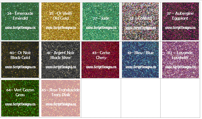 GL-62 Lavender - Siser Glitter HTV – ScriptDesigns Inc.