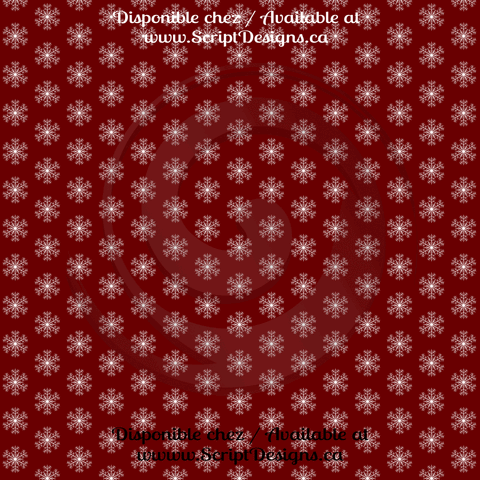 Cottage Christmas - Patterned HTV (12 Different designs available ...