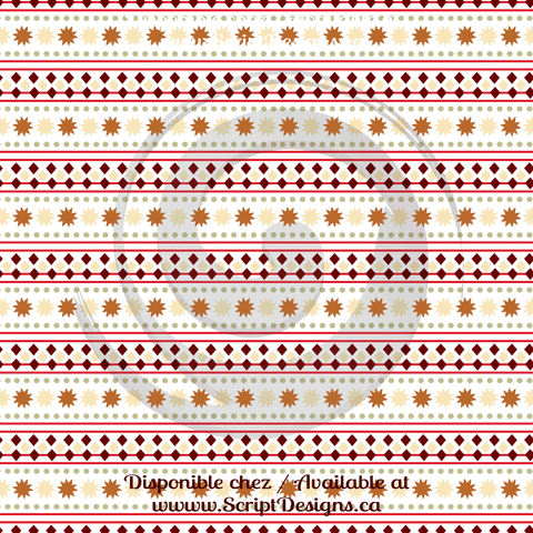Cottage Christmas - Patterned HTV (12 Different designs available ...